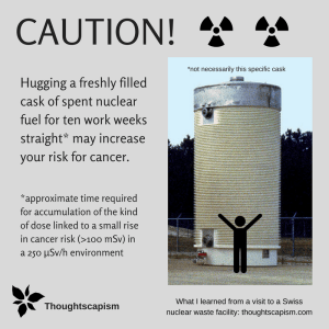Radiation and Cancer Risk – What Do We Know? | Thoughtscapism